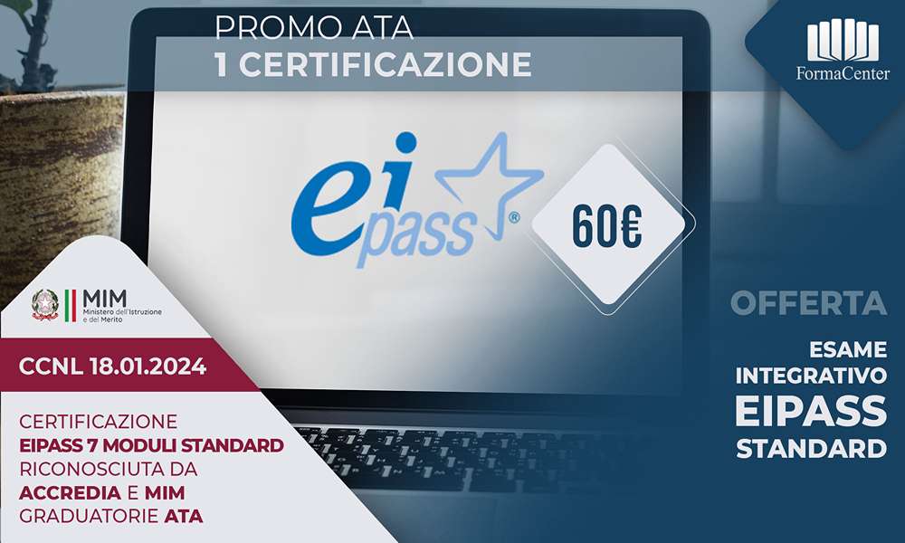 Eipass 7 Moduli Standard Certipass, certificazione ATA riconosciuta da MIM e Accredia: costo e ...
